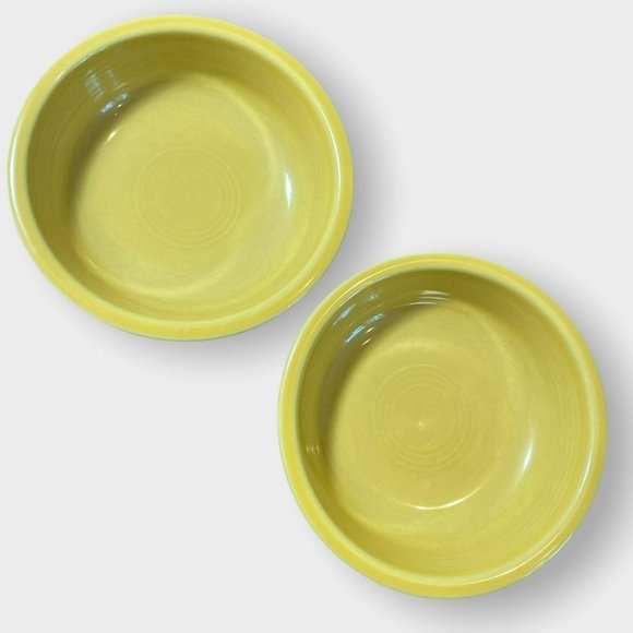 Fiestaware | Dining | Set Of 2 Fiesta Ware Small Yellow Cereal Bowls ...